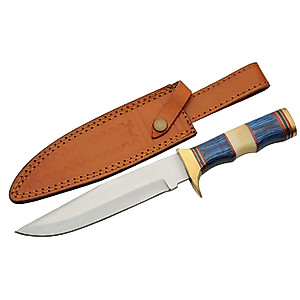 Sailors Delight Wood & Bone Handle 12.5″ Stainless Steel Hunting Knife