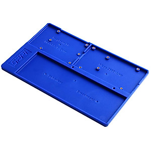 GeeekPi ABS Holder Breadboard Holder for Raspberry Pi 4B, 5 in 1 Base Plate Case for Raspberry Pi 4 Model B,3B+,3B,2B,B+,Zero,Zero W(2) and Arduino UNO,Arduino Mega 2560 (Blue Holder)