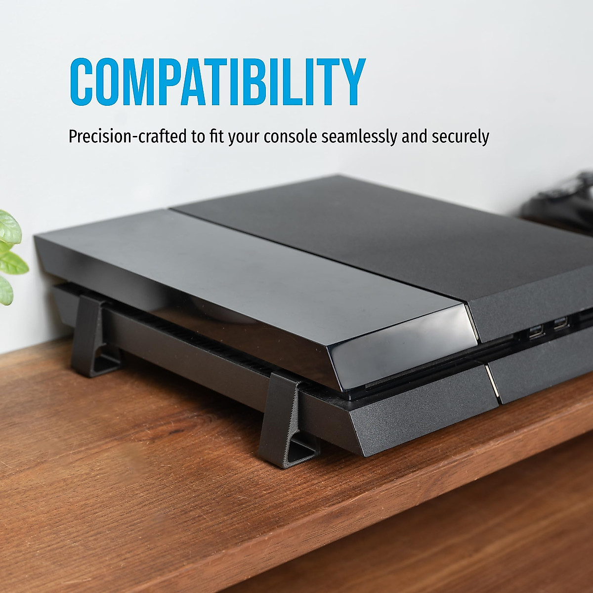 Glistco Simple Feet - Horizontal Stand/Feet Compatible with PlayStation 4 (Original)