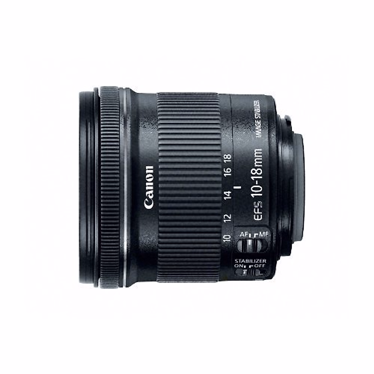 Canon EF-S 10-18mm f/4.5-5.6 is STM Lens, Lens Only
