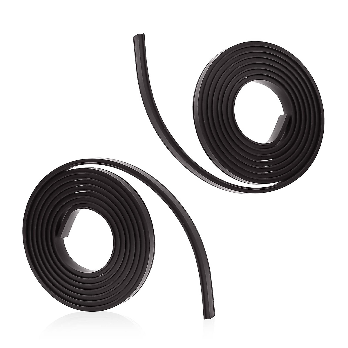 Shower Door Magnetic Strip, Flexible Magnetic Strip Shower Insert Replacement for Framed Semi Framed Swinging Glass Shower Door (2 Rolls,63 - Inch Per Roll)