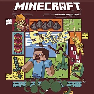 2023 Minecraft Wall Calendar