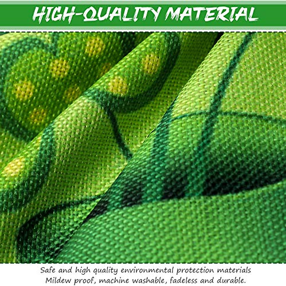 Tatuo Happy St. Patrick's Day Garden Flag Double Sided Holiday Yard Flag Shamrocks Green Hat Decorative Garden Flag Burlap Yard Winter Flag for Garden and Home Decorations (12.5 x 18 Inch)