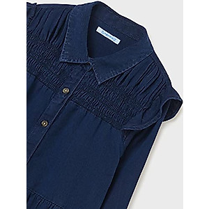 Mayoral 12-07943-071 - Jean Dress for Girls 18 Years Dark