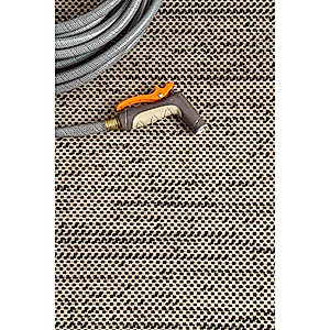 nuLOOM Nicole Modern Diamond Indoor/Outdoor Area Rug, 4 ft x 6 ft, Grey