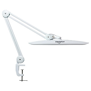 bemelux LED Desk Lamp with Clamp, Dimming Task Lamp for Reading Desktop Office Workbench Table Architect Sewing Study Home Craft, Bright 117PCS LEDs, 2200 Lumens 20 Inch Metal Swivel Arm Work Lamp