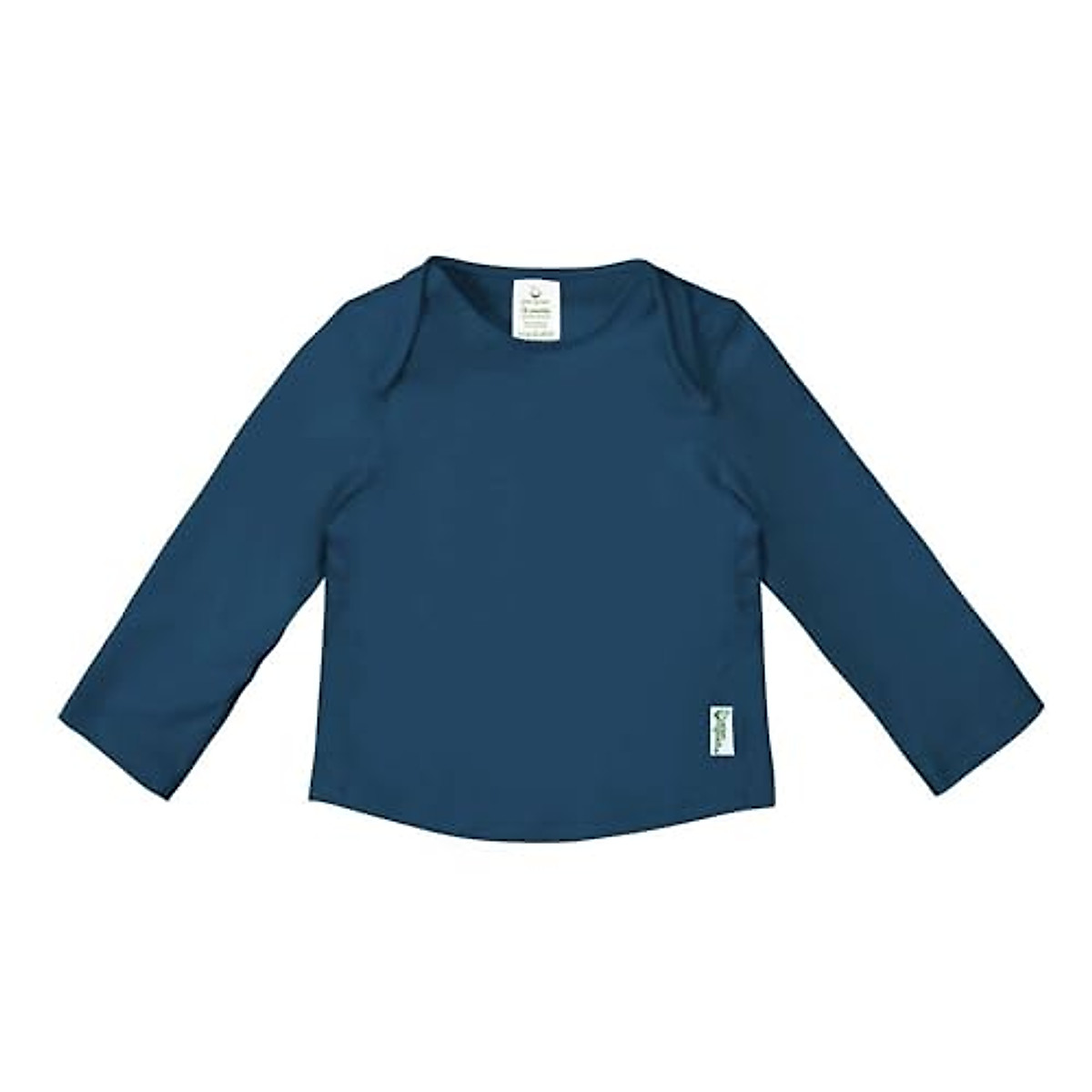 i play. by green sprouts Baby Long Sleeve Rashguard | All-Day UPF 50+ Sun Protection—Wet or Dry, Navy, 18mo