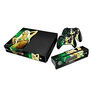 Protective Vinyl Decal Skin/stickers Wrap for Xbox One Console+ 2 Controllers+kinect-Weed Girl