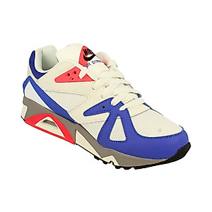 Nike mens Air Structure Triax 91 shoes, Metallic Summit White/Persian, 10