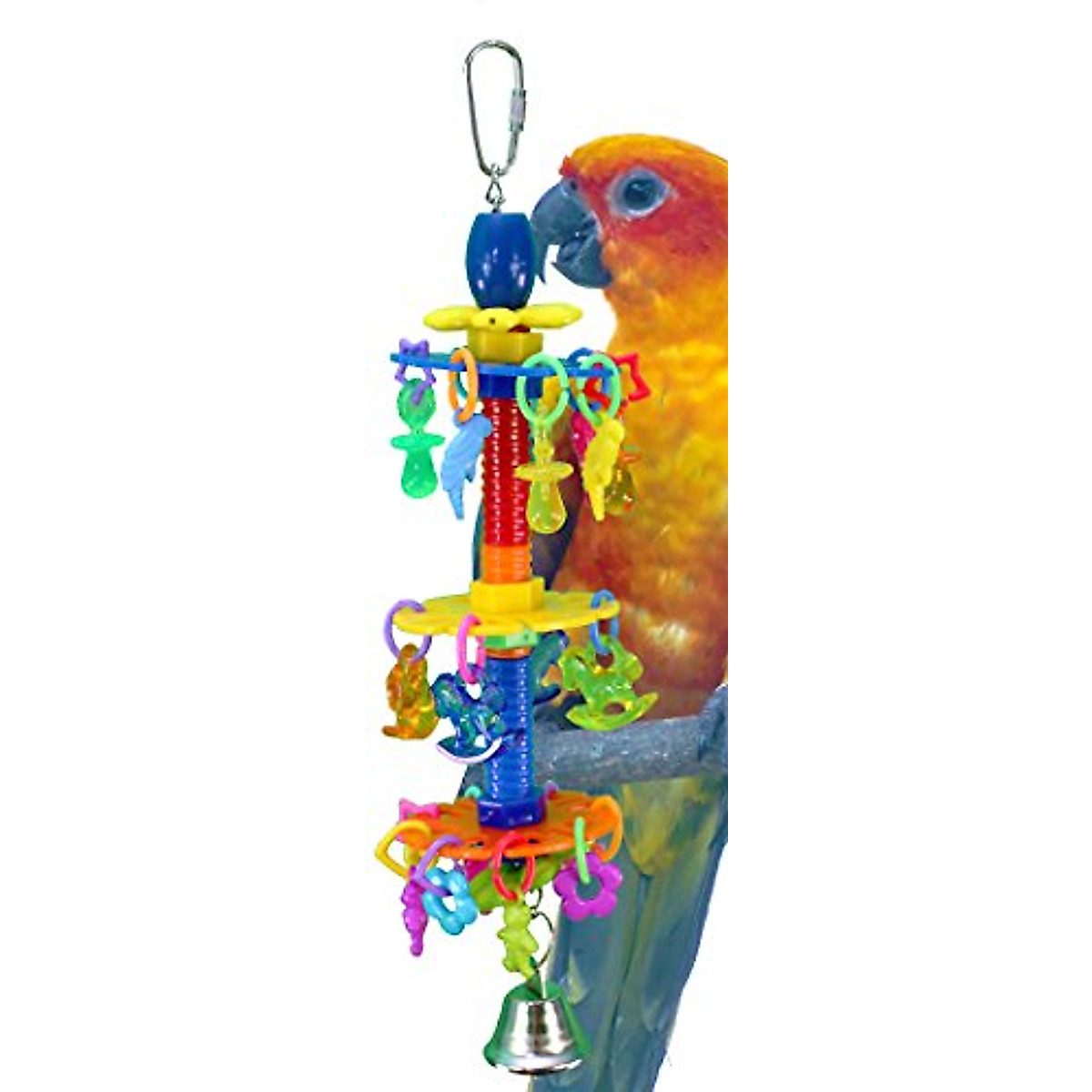 00943 Charmed Bird Toy Parrot Cage Toys Cages Parakeet Conure Cockatiel