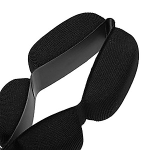 Replacement Headband Cushion Pad Repair Parts Compatible with Sennheiser HD600 HD580 Headphones (Black)