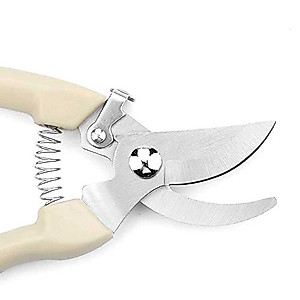 3CR13 Garden Shears farmer florist Pruner For garden picking fruit pruning regenerated branches, secateurs, white