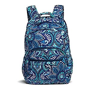 Vera Bradley Essential Backpack Blue Island Medallion