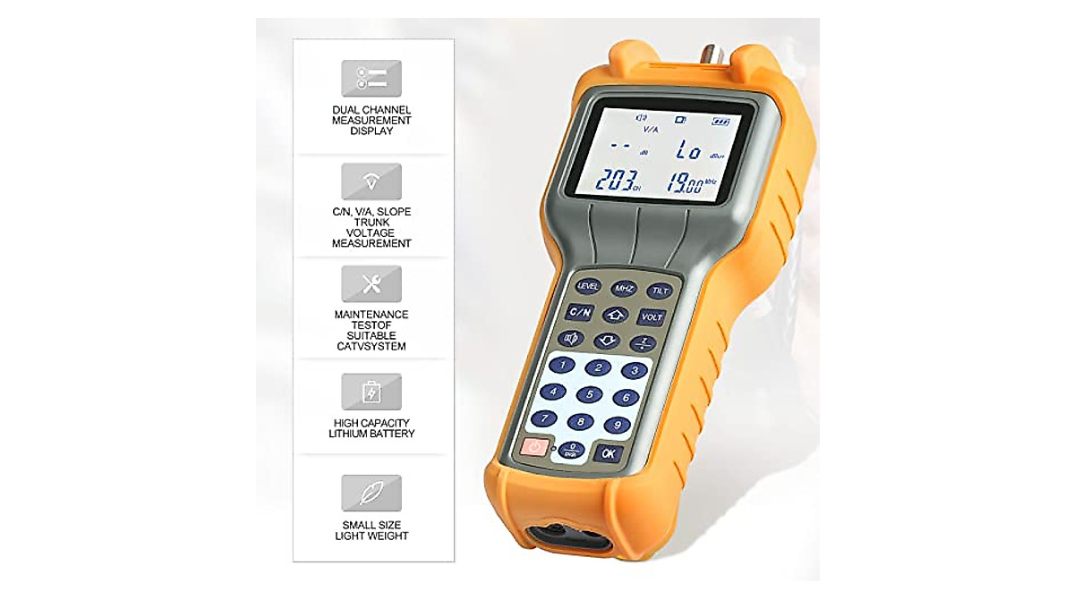AUGOCOM CATV Cable Tester - Signal Level Meter