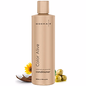 MOEHAIR Color Alive Conditioner (12 Fl. Oz), Hydrating & Nourishing Conditioner for Color Treated Hair | Reduces Scalp Dryness | Preserves Hair color | Paraben & Sulfate Free