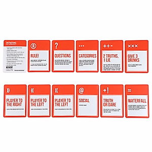 Foster & Rye Memory Eraser - Card Matching Adult Drinking Games for Adults Only - Board Games for Drinking