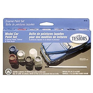 Testors Model Car Enamel Paint Set