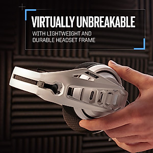 RIG 400HC Multiplatform Performance Gaming Headset with Removable Noise Canceling Microphone for Xbox Series X|S, Xbox One, PlayStation, PS4, PS5, Nintendo Switch, and PC - White