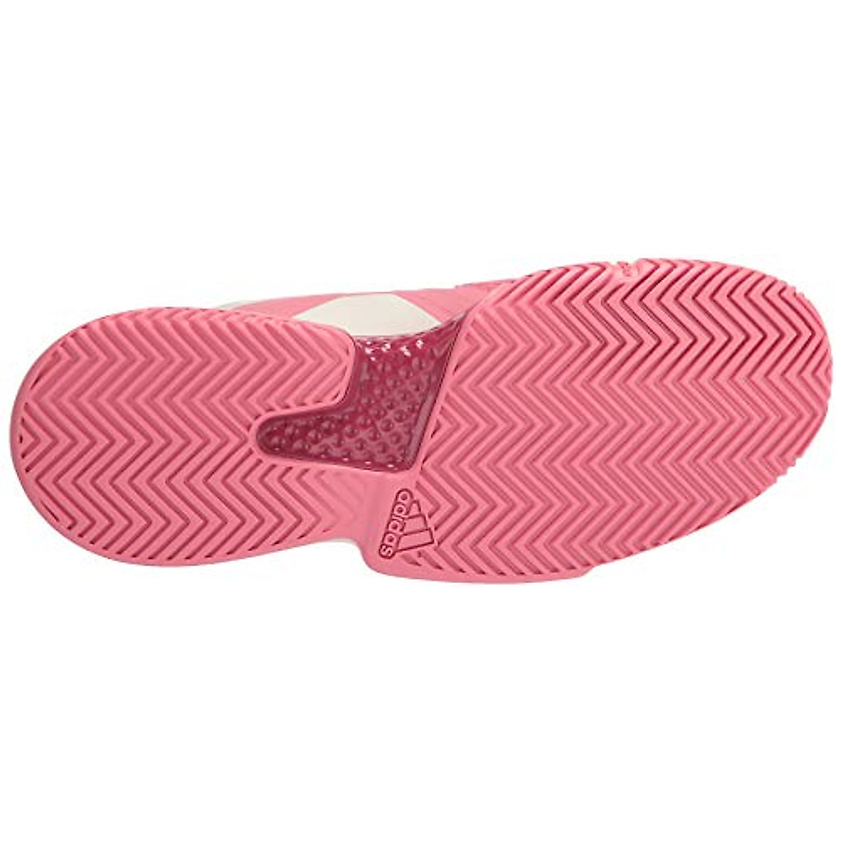 adidas Women's Solematch Bounce Hazy Rose/Silver Metallic/Acid Orange 9.5