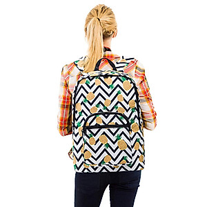 Pineapple Backpack Back Pack Bookbag School Bag for Girls Boys Kids Lightweight Oxford Backpacks for Elementary Middle School College Travel Rucksack Christmas Gifts