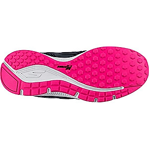 Skechers womens Sneaker, Black/Pink, 9 Wide US