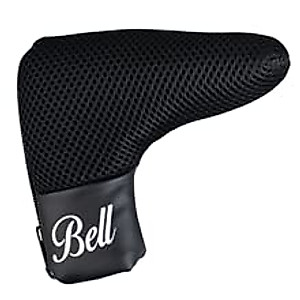 Bell II F-410 Full Offset Oversize Blade Golf Putter + Winn Dri-Tac Dark Gray Standard Grip (Right, 35)