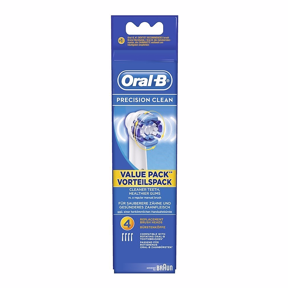 Oral B Precision Clean, formerly Flexisoft toothbrush heads, 6 Ct