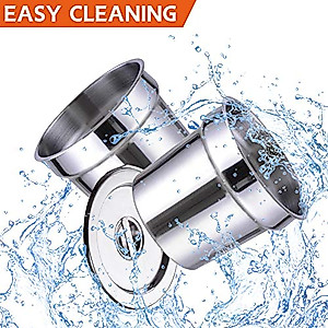 1200W Commercial Food Warmer with Dual 7L Pots Stainless Steel Countertop Steam Table Soup Restaurant Buffet，Easy Cleaning and Simple Maintenance