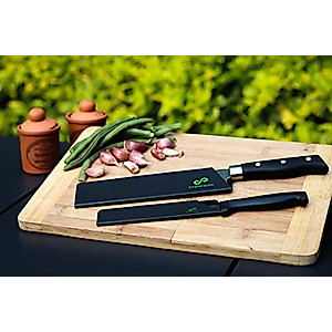 EVERPRIDE 6 Inch & 8 Inch Chef Knife Guard Set (2-Piece Set) Universal Blade Edge Cover Sheaths for Chef and Kitchen Knives – Durable, BPA-Free, Felt Lined, Sturdy ABS Plastic – Knives Not Included