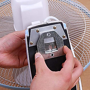 CLAIRLA Wall Fan Mounting Bracket oscillating Supports - Hidden Holder Brackets for oscillation fans - Concealed Blind Support Hook kit For Ceiling Mount Fan (1Pack)