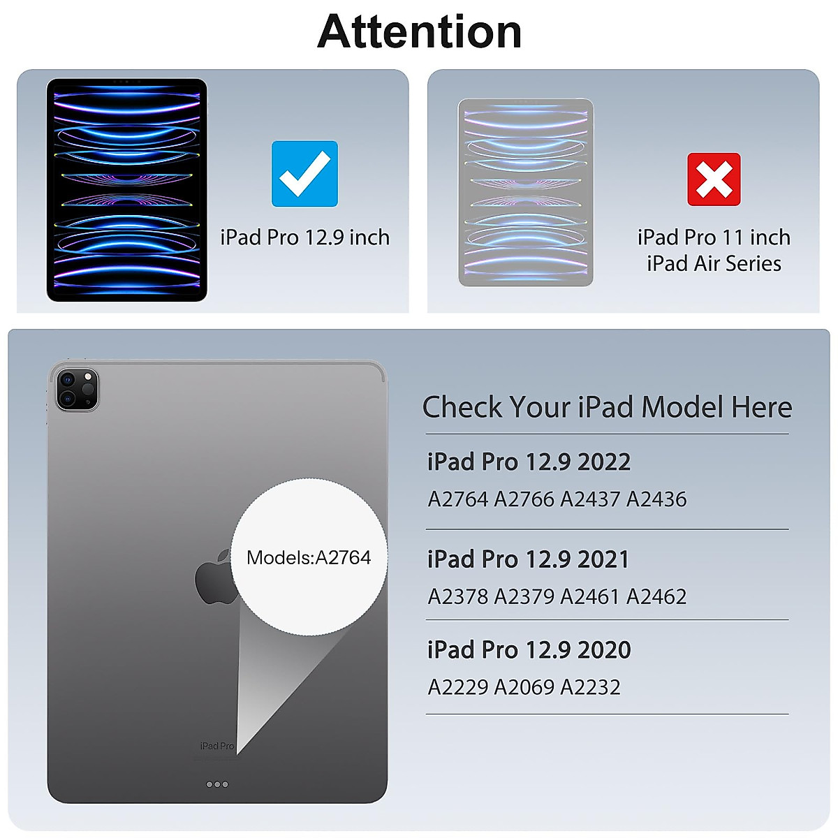 2+2 Pack SPARIN Screen Protector for iPad Pro 12.9 (2022/2021/2020) + Camera Lens Protector, Tempered Glass for iPad Pro 12.9 inch 6th/5th/4th Generation, Support Apple Pencil & Case Friendly