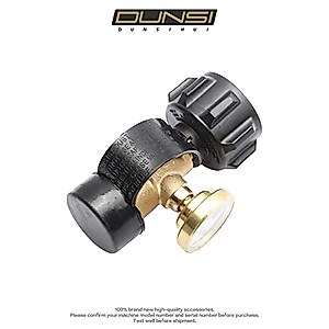 DUNSIHUI Universal Propane Tank Gauge Level Indicator Gas Pressure Meter Leak Detector Replacement Compatible with BBQ/Gas Grill/RV Camper/Cylinder/Heater Appliances with QCC1/Type1 Connection