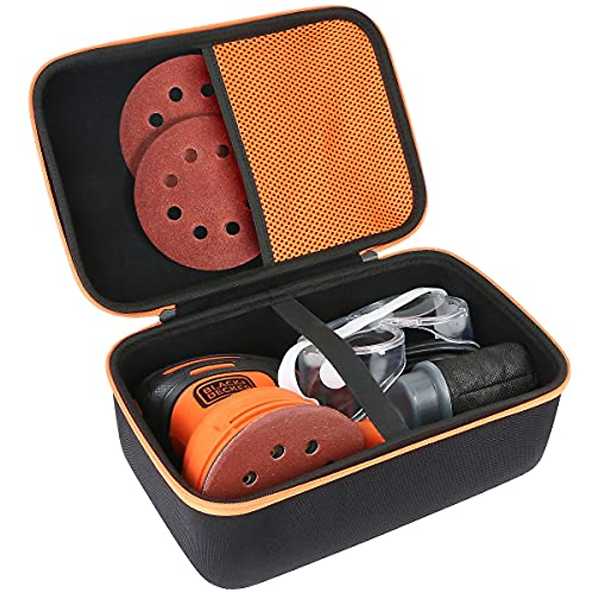 Aenllosi Hard Carrying Case Compatible with BLACK+DECKER Random Orbit Sander BDERO100