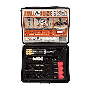 DeckWise Drill & Drive Tool for Pre-Drilling, Countersinking & Driving Decking (Hardwood, Composite, PVC, Pressure Treated)
