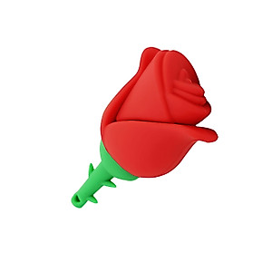 WooTeck 64GB Cartoon Lovely Rose Flower USB Flash Drive