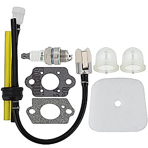 Hipa C1U-K54A Carburetor for Mantis Tiller 7210 7222 7222E 7222M 7225 7230 7234 7240 7920 7921 7924 7925 7228 Cultivator C1U-K82 Maintenance Kit