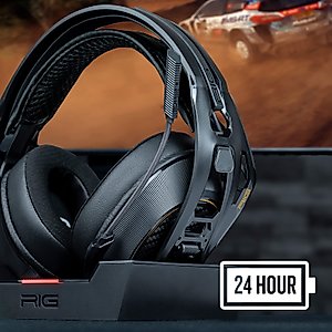 RIG 800 PRO HD Wireless Gaming Headset & Multi-Function Base Station - Compatible with PC, Mac, PS5, PS4 - with Dolby Atmos 3D Audio for Windows 10/11 PCs (NOT Compatible with Xbox)