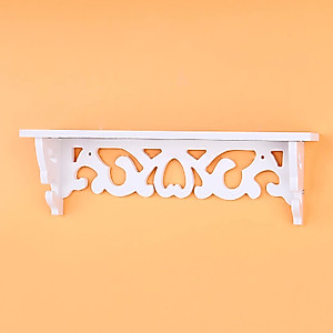 Mumusuki Wall Mounted Shelves Display, Shelf White Shelf for Wall Shelf Floating Storage Furniture Home Decor Stand