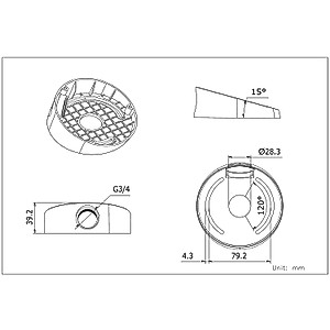 DS-1259ZJ AB110 Indoor Angled Ceiling Mount Bracket for Hikvision IP Dome Camera DS-2CD2132-I DS-2CD3112-I DS-2CD3132-I