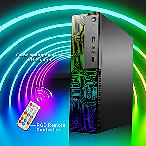 Lenovo ThinkCentre Desktop Computer PC, Intel Core i5, GeForce GT 1030 2GB GDDR5, 16GB DDR4 RAM, 1TB SSD, Wi-Fi, Bluetooth, 27 Inch Monitor, RGB Speakers - Windows 10 Pro (Renewed)