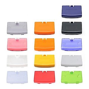 Battery Pack Back Door Cover Lid Case for Gameboy Advance GBA Console Accessories Replacement (Yellow)