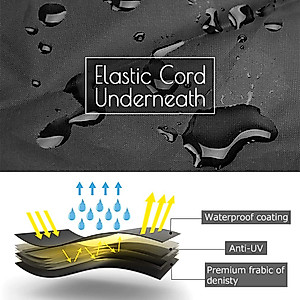 Viaky Outdoor Waterproof Bicycle Cover for 2 Bikes, Anti Dust Rain Sun UV Protection Wind Proof Heavy Duty Mountain Bike Road Cycle Cover with Storage Bag (Silvery & Black)