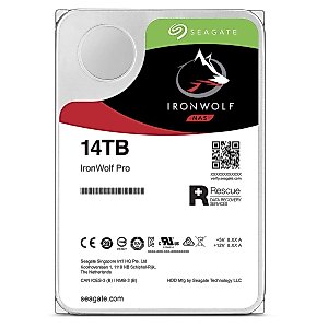 Seagate IronWolf Pro 14TB SATA III 3.5" Internal NAS Hard Drive, 7200 RPM
