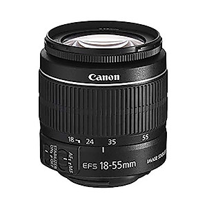 Canon EOS Rebel T7 DSLR Camera w/EF-S 18-55mm F/3.5-5.6 Zoom is II Lens + 32GB Memory + Case + Tripod (20pc Bundle) (Renewed)