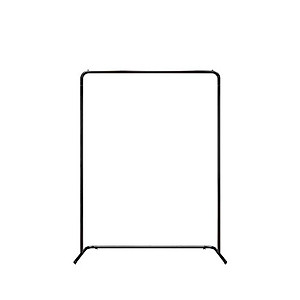 XYYXDD Metal Display Stand,Creativity Floor-Standing Large Clothes Rail Home Outdoor Drying Racks Women's Dress Hangers/Black/160 * 120Cm