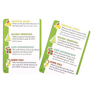 Christmas Trivia Game - a Perfect Ho-Ho Contains Over 200 Cards - Great Party Game for Ages 12 and up by Outset