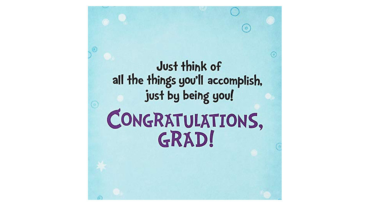 Celebrate Graduates with Dr. Seuss Graduation Card