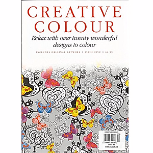 CREATIVE COLOUR MAGAZINE ISSUE, 5 (RELAX WITH OVER TWENTY WONDERFUL DESIGN