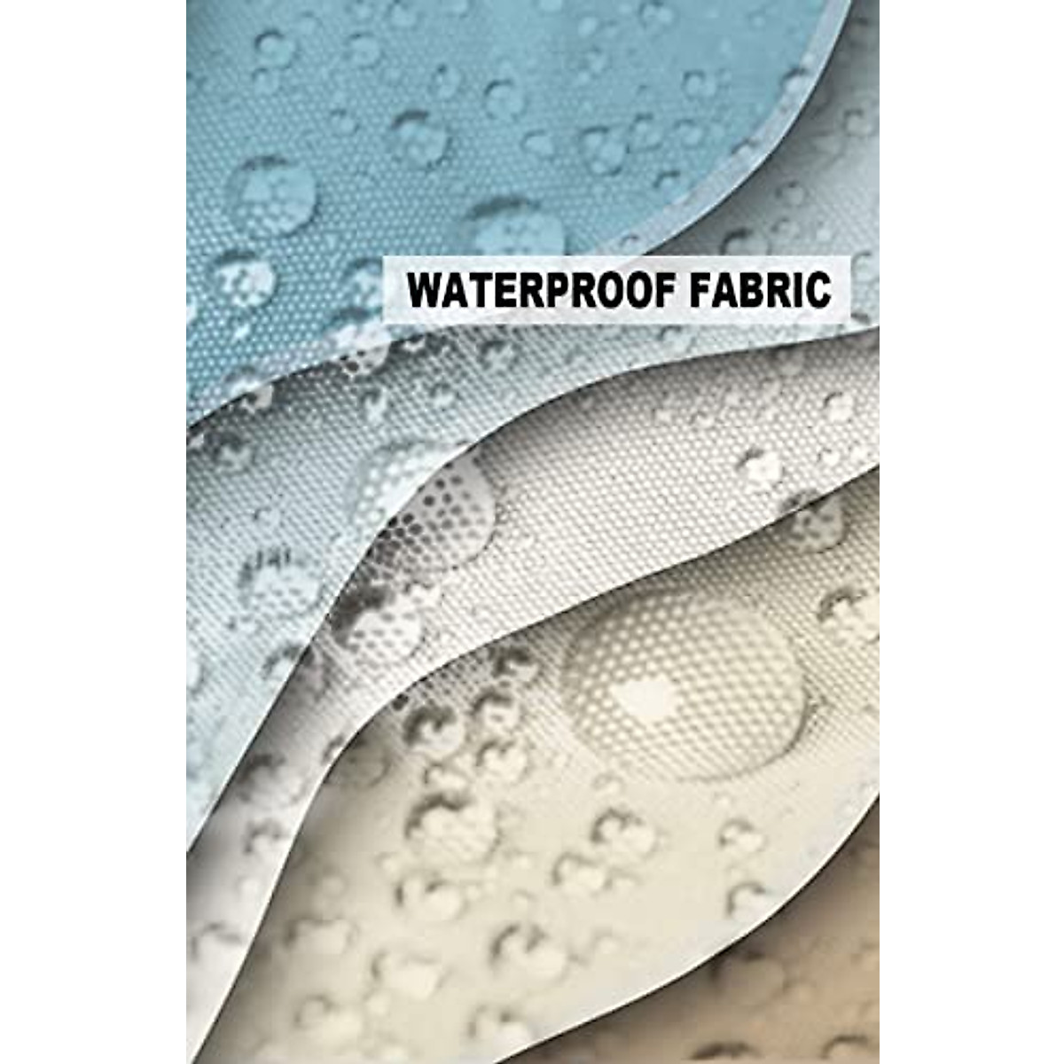 Waterproof Outdoor Throw Pillow Cover Blue Modern Geometric Lumbar Pillowcases Set of 2 Brown Abstract Decorative Patio Furniture Pillows for Couch Garden 20 x 20 Inches