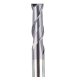 SpeTool 5PCS 2 Flutes Square Nose End Mill Set Power Milling Machine Carbide Upcut CNC Router Bits Tiain Coated, 1/4 inch Shank, 2 1/2 inches Long Overall…